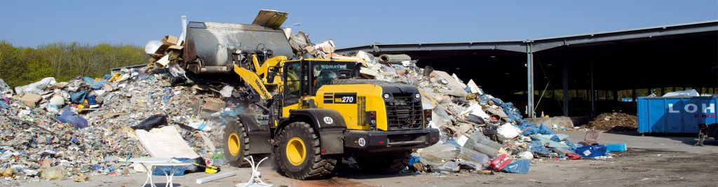 Waste and recycling Komatsu wheel loader - Marubeni Komatsu