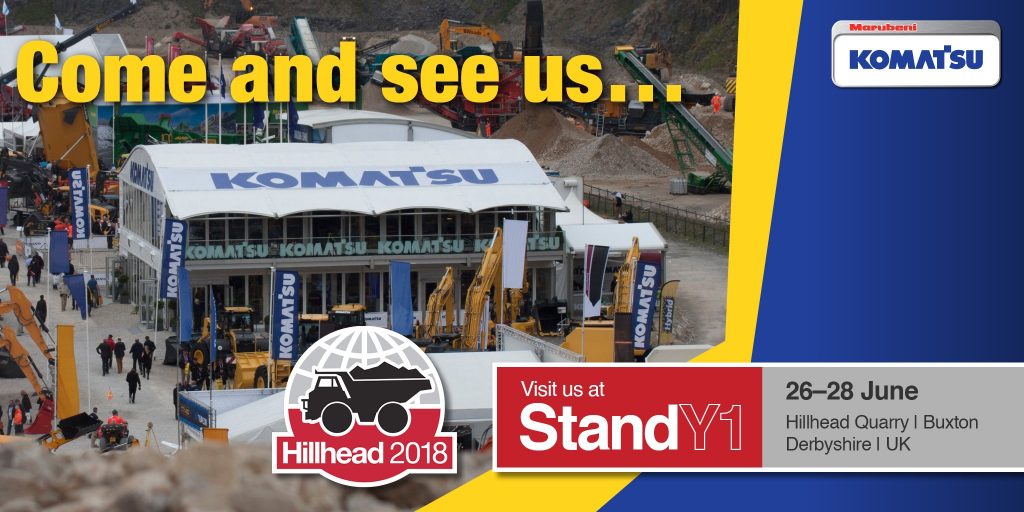 Hillhead 2018 - Komatsu Stand - Marubeni-Komatsu Ltd. Hillhead 2018 - Komatsu Stand - Marubeni-Komatsu Ltd.